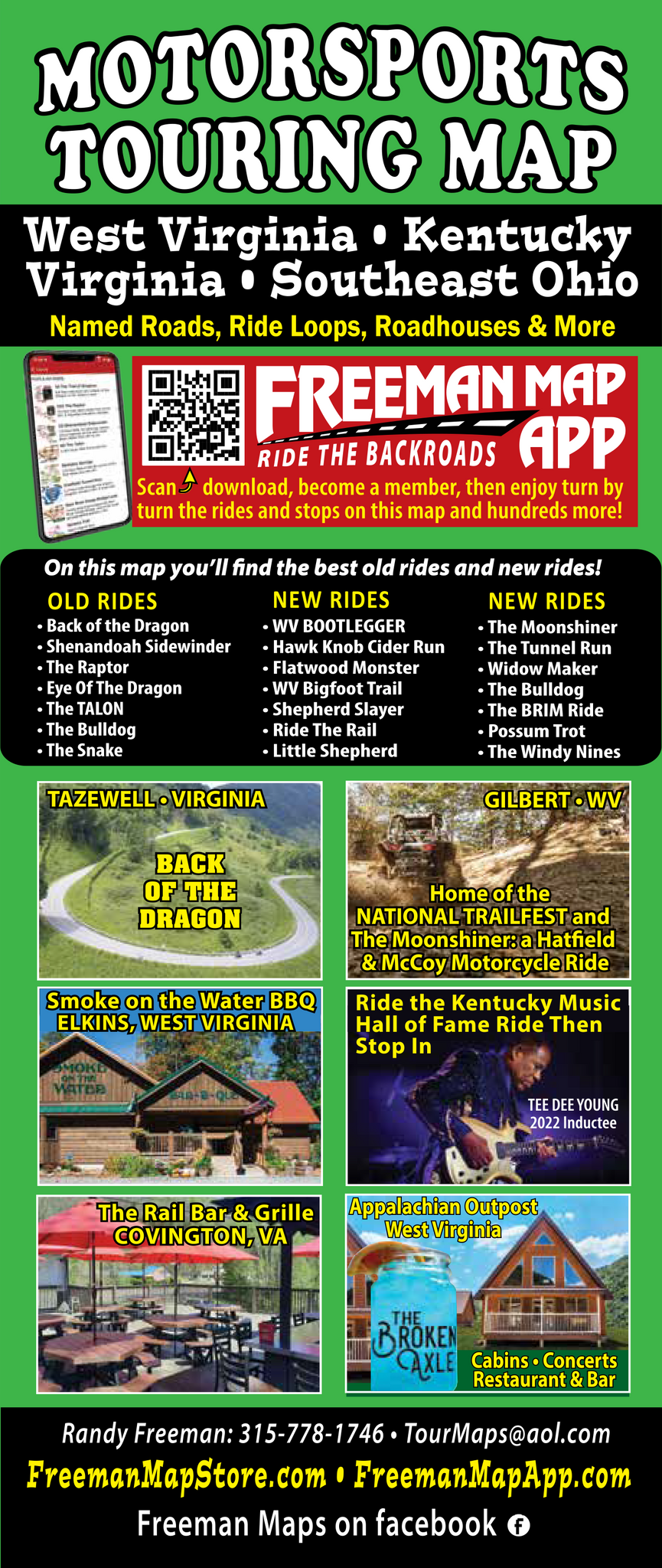 Motorcycle Touring Map – FREEMAN MAPS